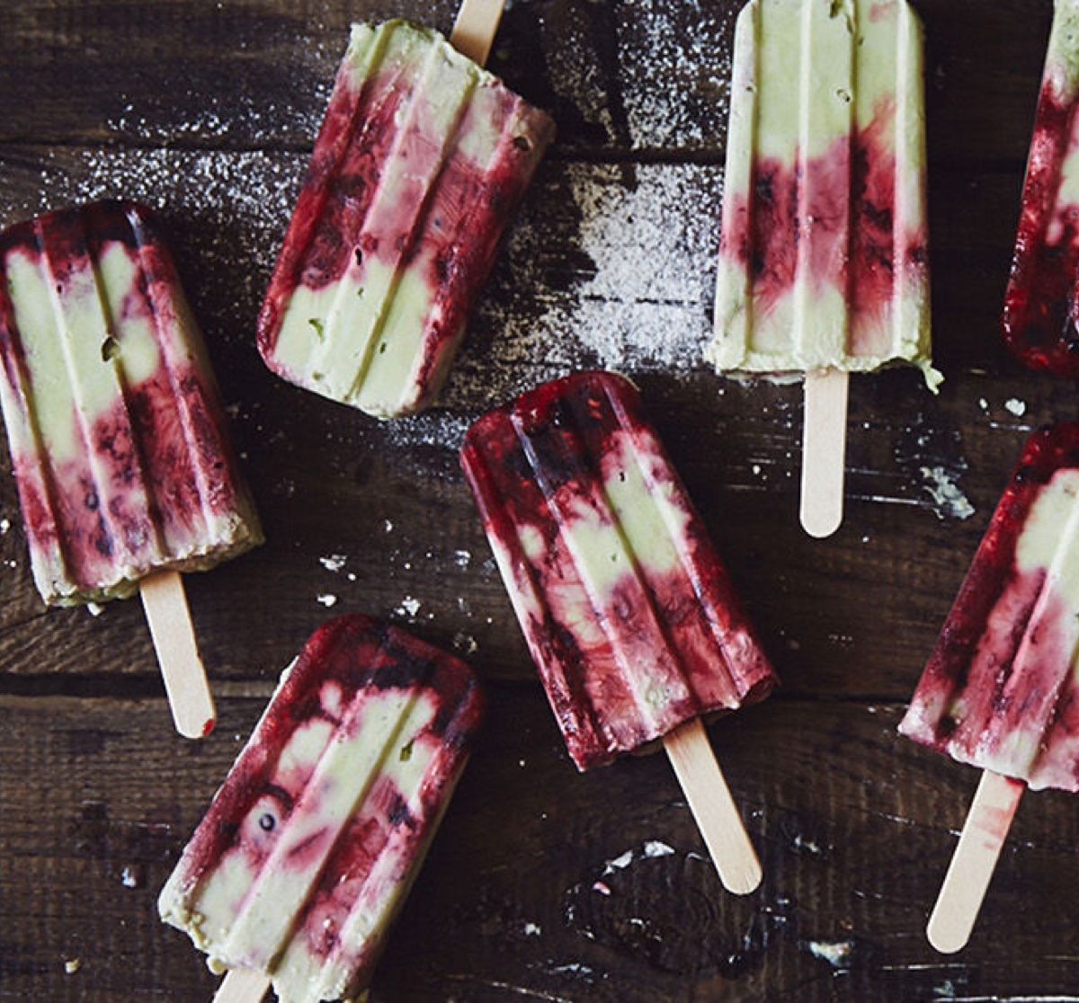 Recipe: Matcha-Berry Ice Pops | NEFF